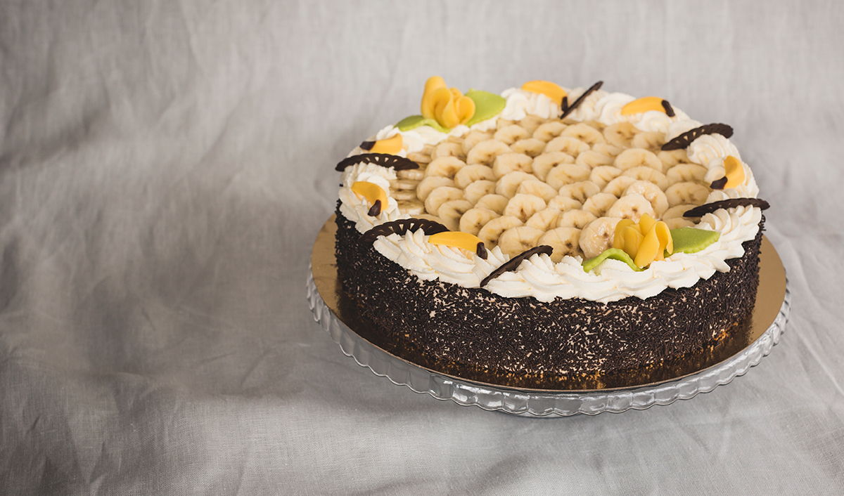 Bananzatårta – se innehåll och beställ här | Östras